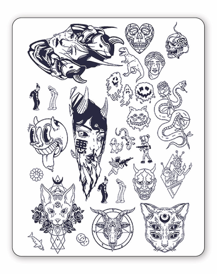 Grudge Semi-Permanent Tattoo | EasyTatt™