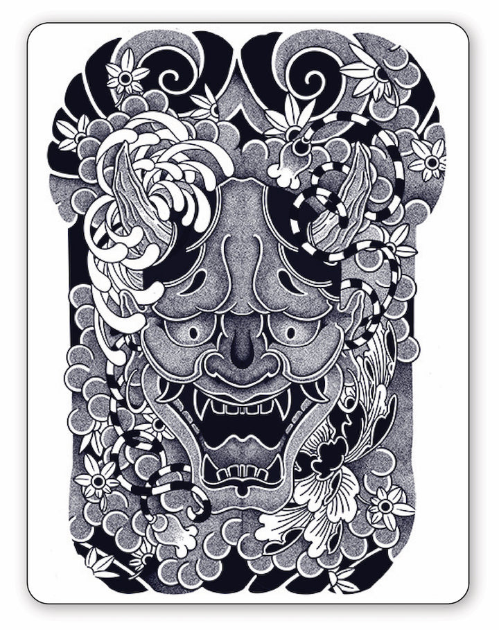 Japanese Mask Tattoo Design Hannya Mask Tattoo Designs Discover