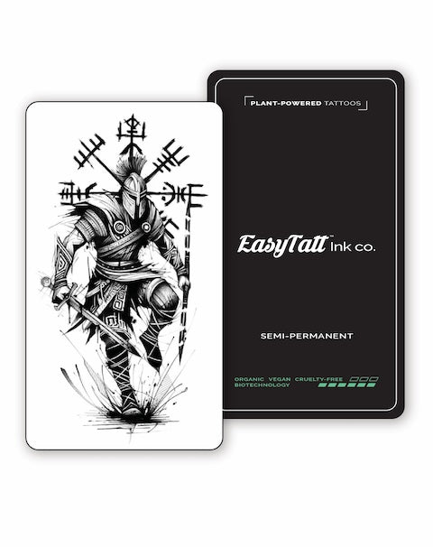 Rune Warrior Semi-Permanent Tattoo | EasyTatt™