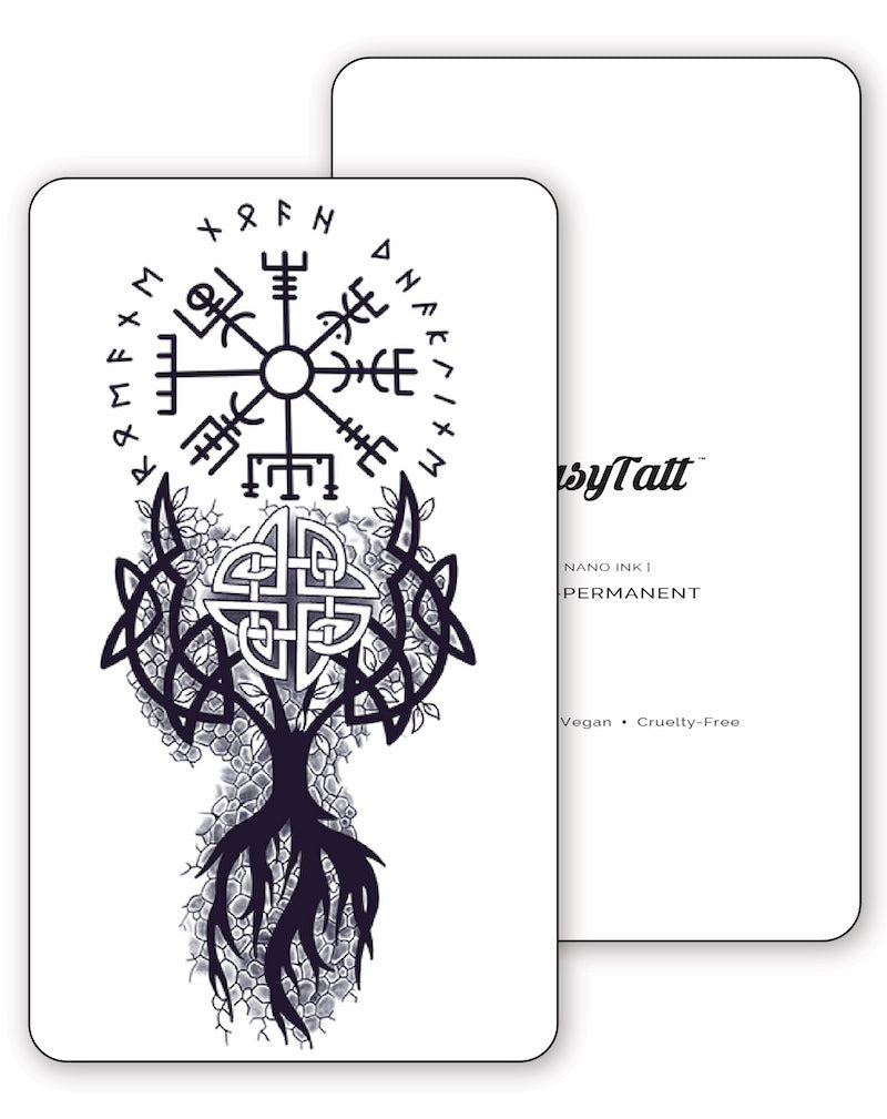 Rune Tree Semi-Permanent Tattoo | EasyTatt™