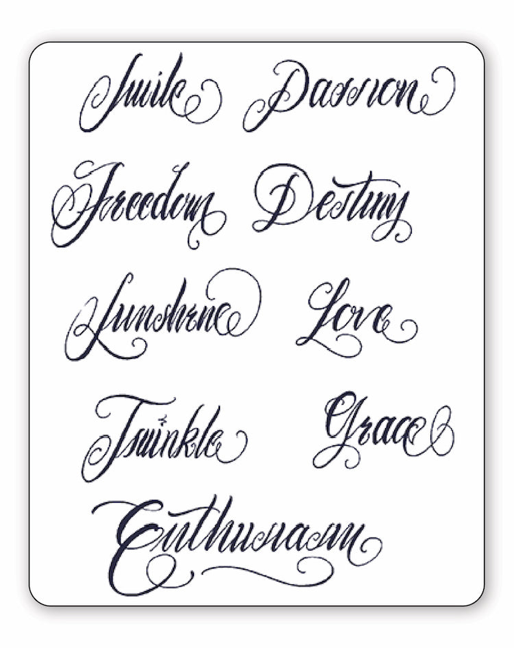 Script Reminders Semi-Permanent Tattoo | EasyTatt™