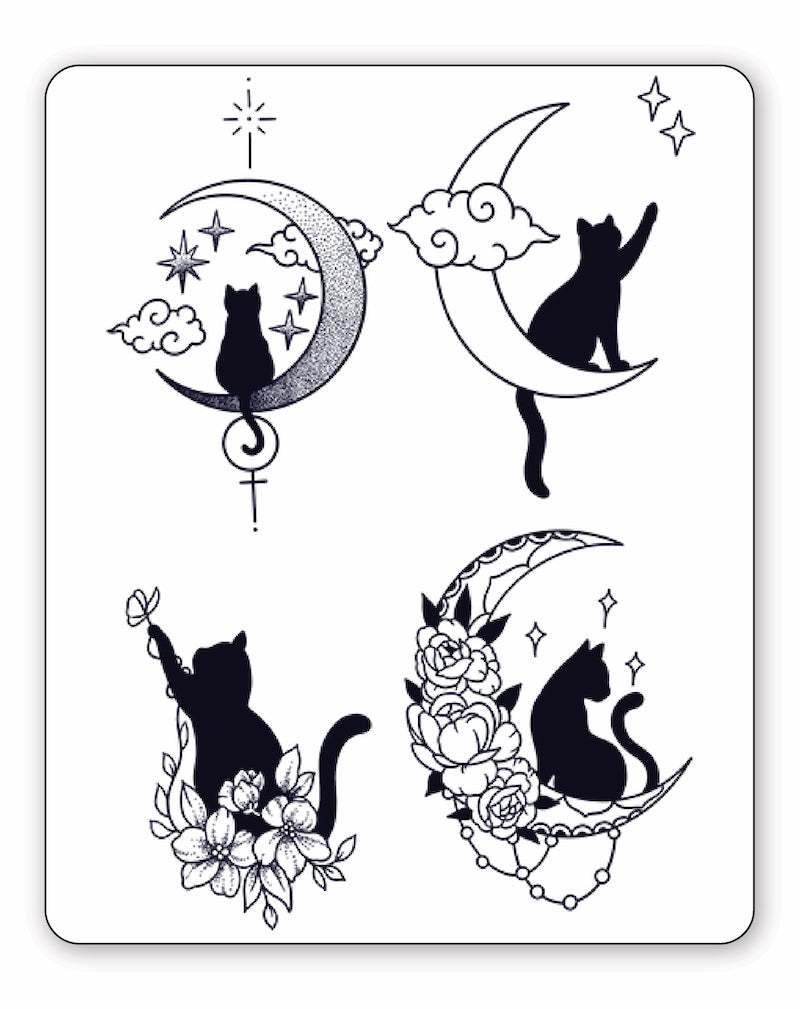 The Magic Cat Semi-Permanent Tattoo | EasyTatt™