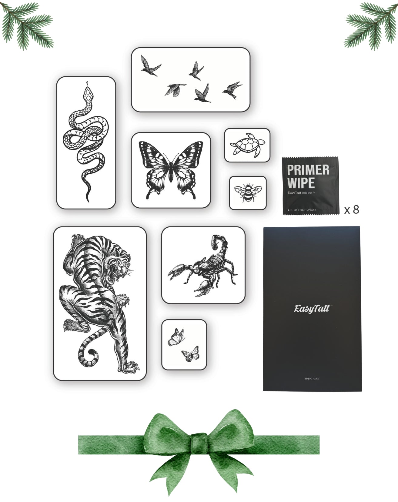 All Great Creatures Semi-Permanent Tattoo Pack | EasyTatt™