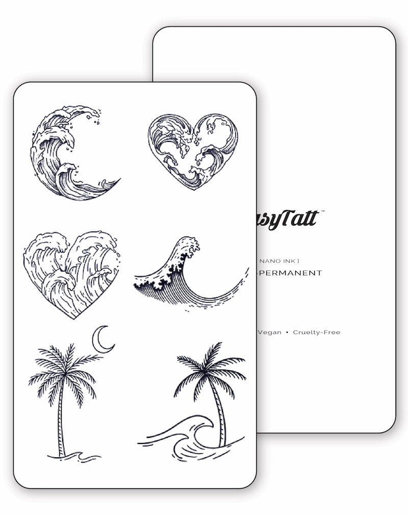 Island Vibes Semi-Permanent Tattoo | EasyTatt™