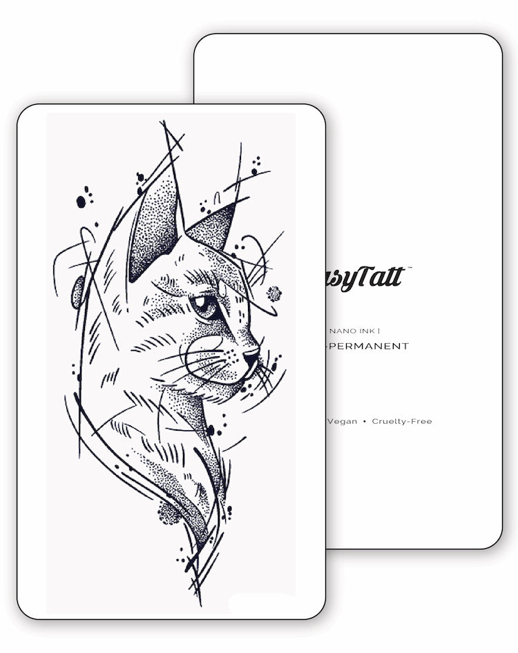 Scratch Cat Semi-Permanent Tattoo | EasyTatt™