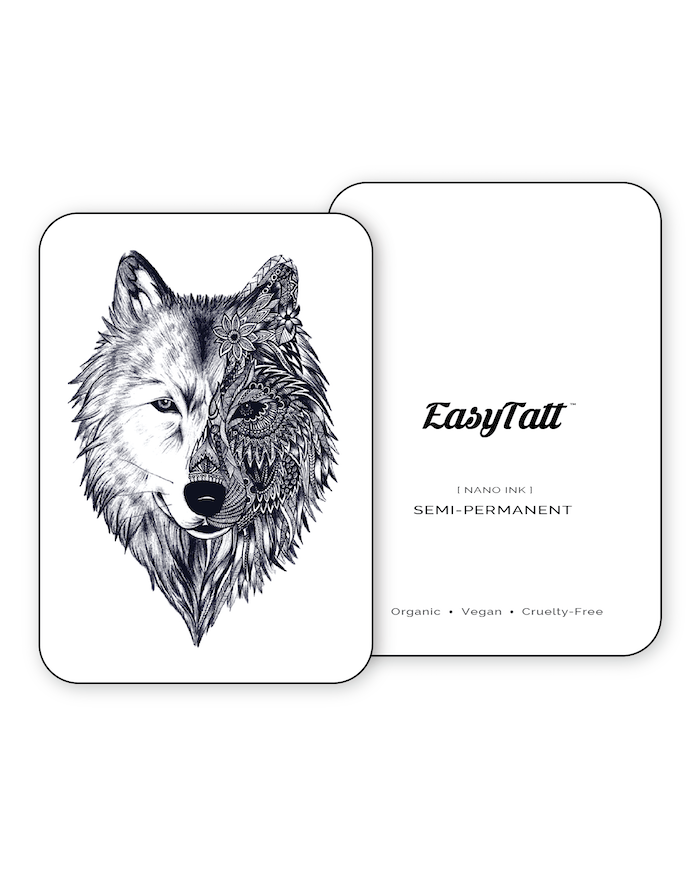 Wolf Beauty Semi-Permanent Tattoo | EasyTatt™
