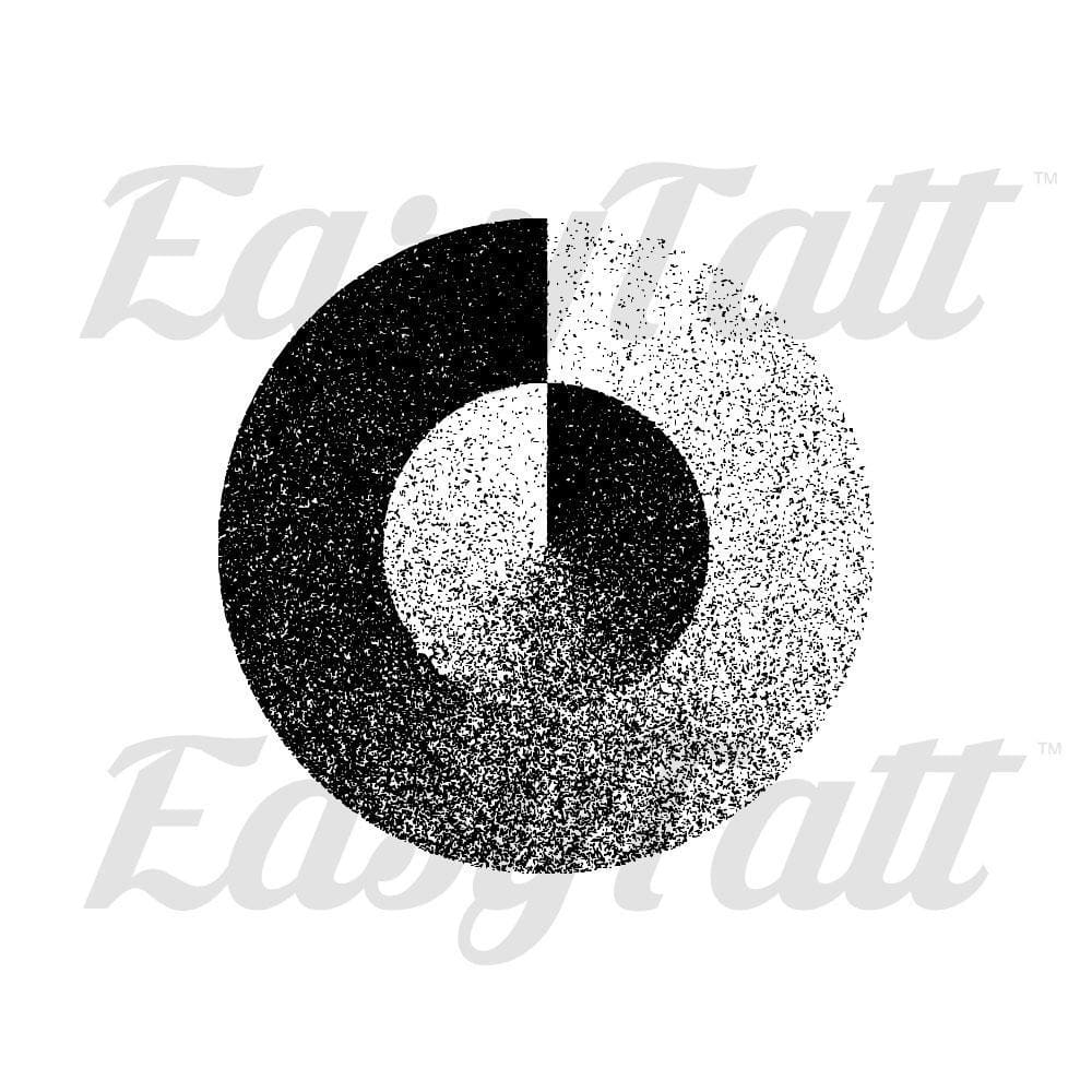Dot Work Circle Temporary Tattoo | EasyTatt™