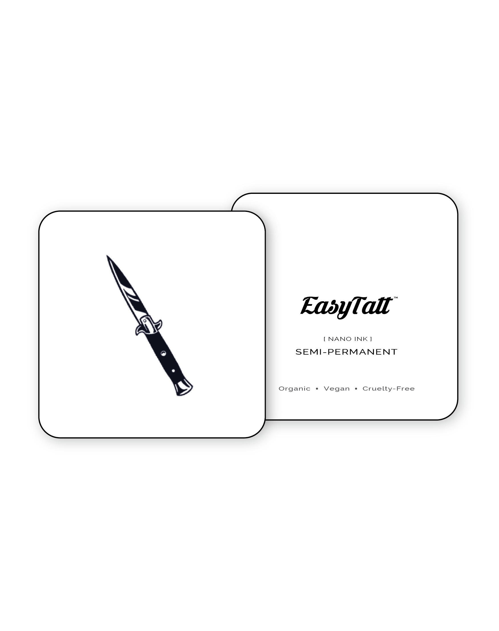 Little Dagger Semi-Permanent Tattoo | EasyTatt™