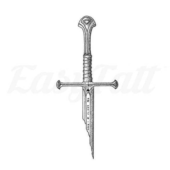 Narsil Temporary Tattoo | EasyTatt™