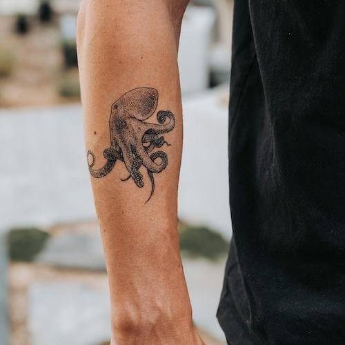 Small Octopus Tattoo