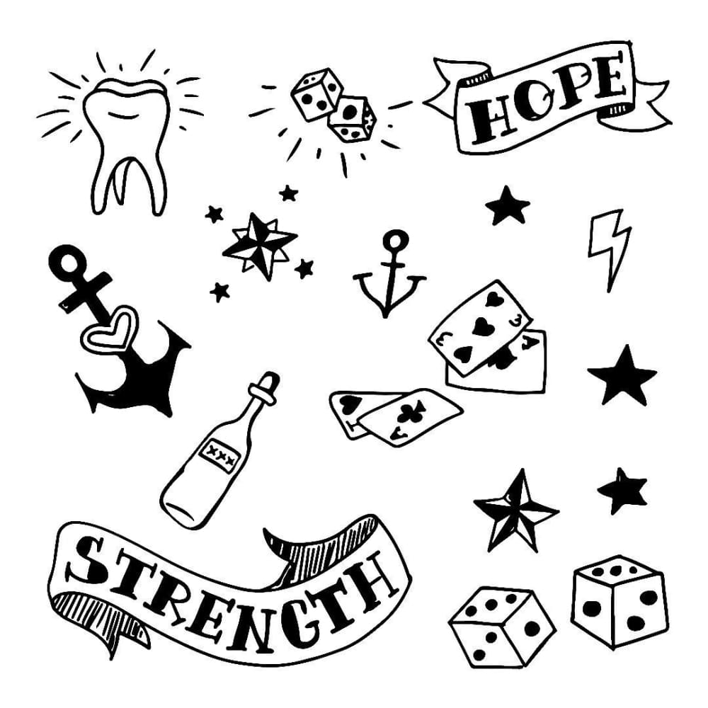 Random Set Temporary Tattoo | EasyTatt™