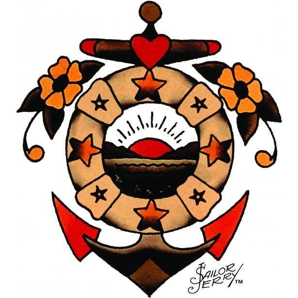 Sailor Jerry Compass Rose Tattoo
