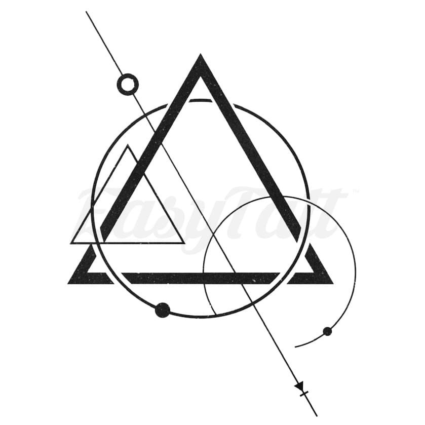 Triangle With Circle Tattoo Meaning